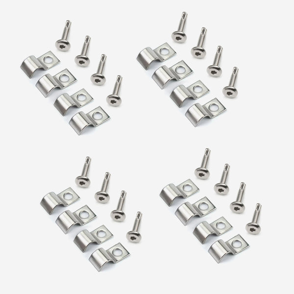 Stainless Steel 4AN Hose Clamps, Set Of 16 – ProMeth