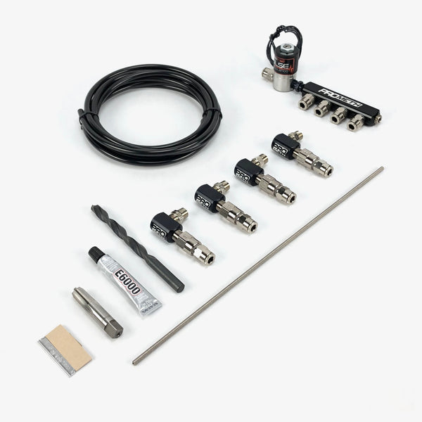 4 Cylinder Direct Port With Inline Distribution Block & Low Elbow Nozz ...