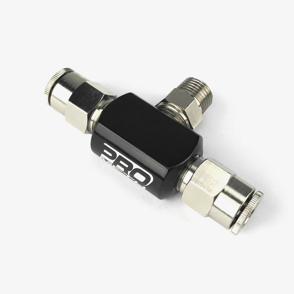 NPT Tee Nozzle Holder With 1/4” Push Fittings – ProMeth