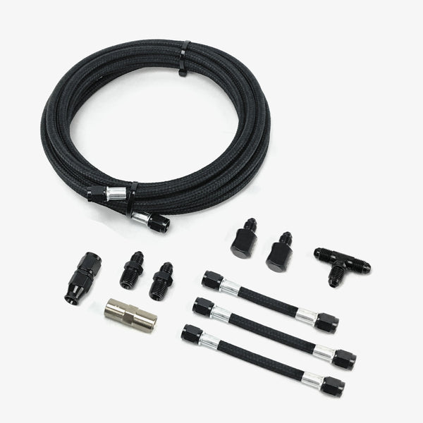 Standard Dual Nozzle Trunk Mount Stainless Steel Braided Hose Kit – ProMeth